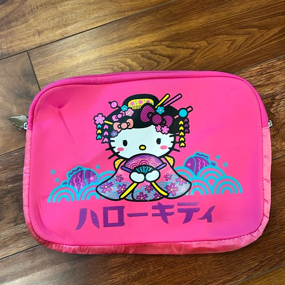 Sanrio | Bags | Hello Kitty Nugeisha Laptop Case Hot Pink 4x1 Neoprene ...